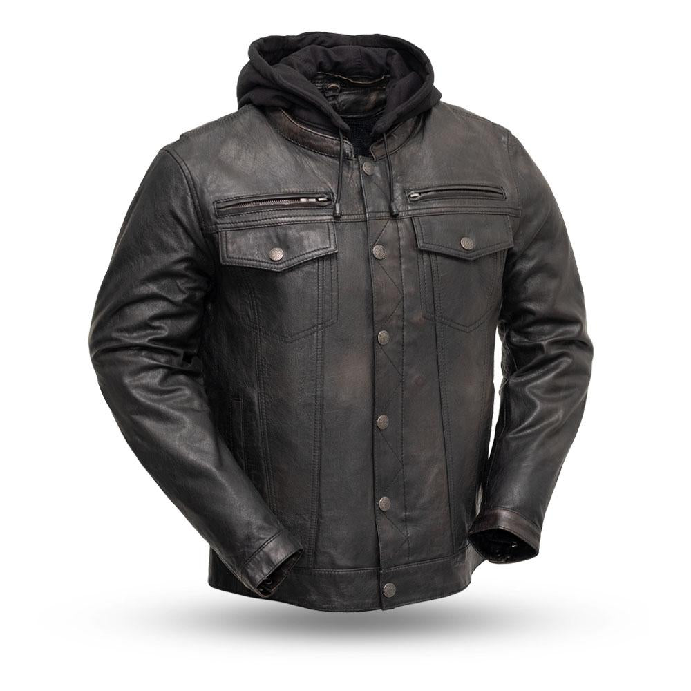 First Mfg Vendetta Men's Leather Jacket – Imzz Elite | Harley Parts