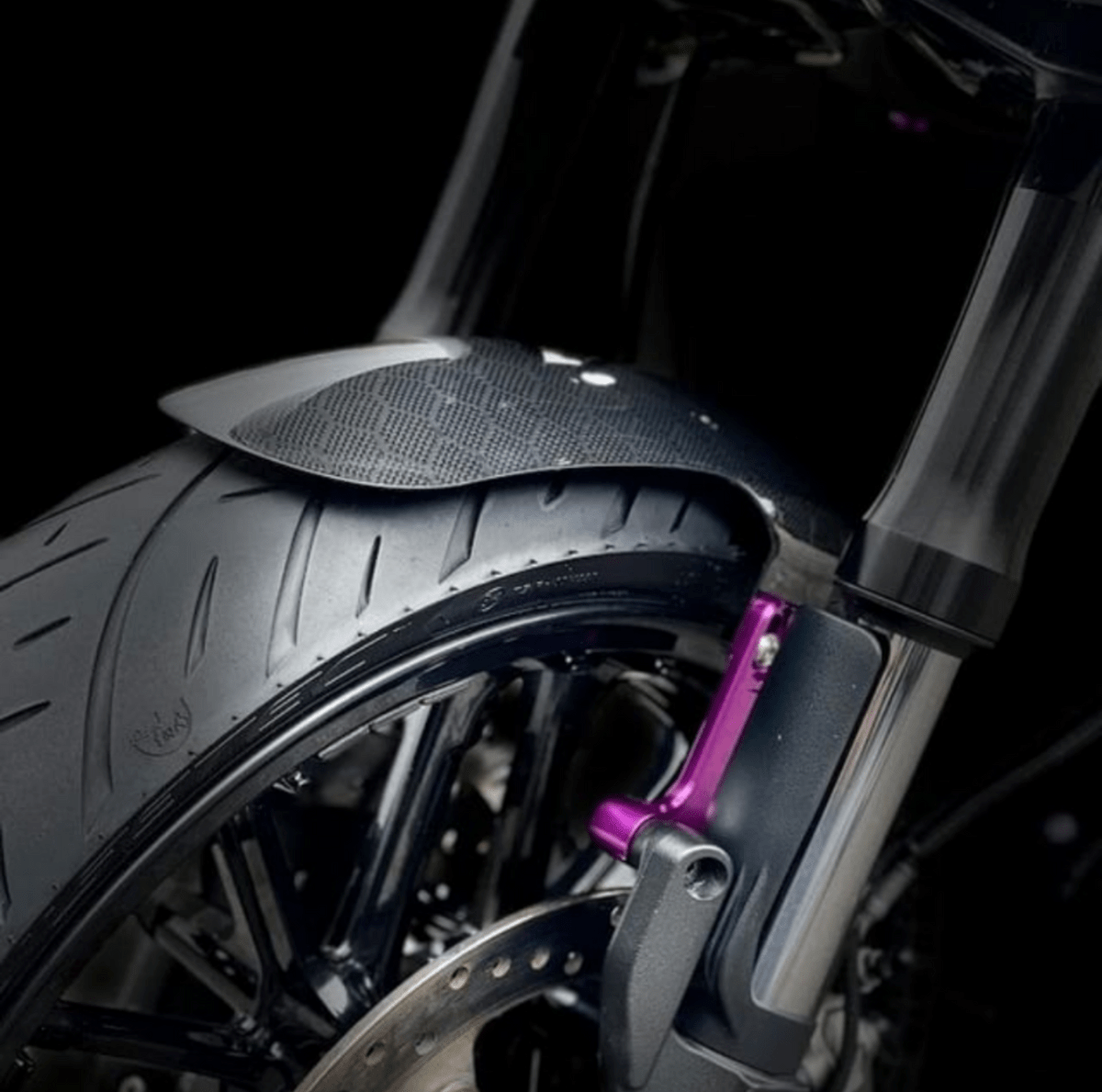 OG Carbon Fiber Shorty Front Fender for Bagger – Imzz Elite